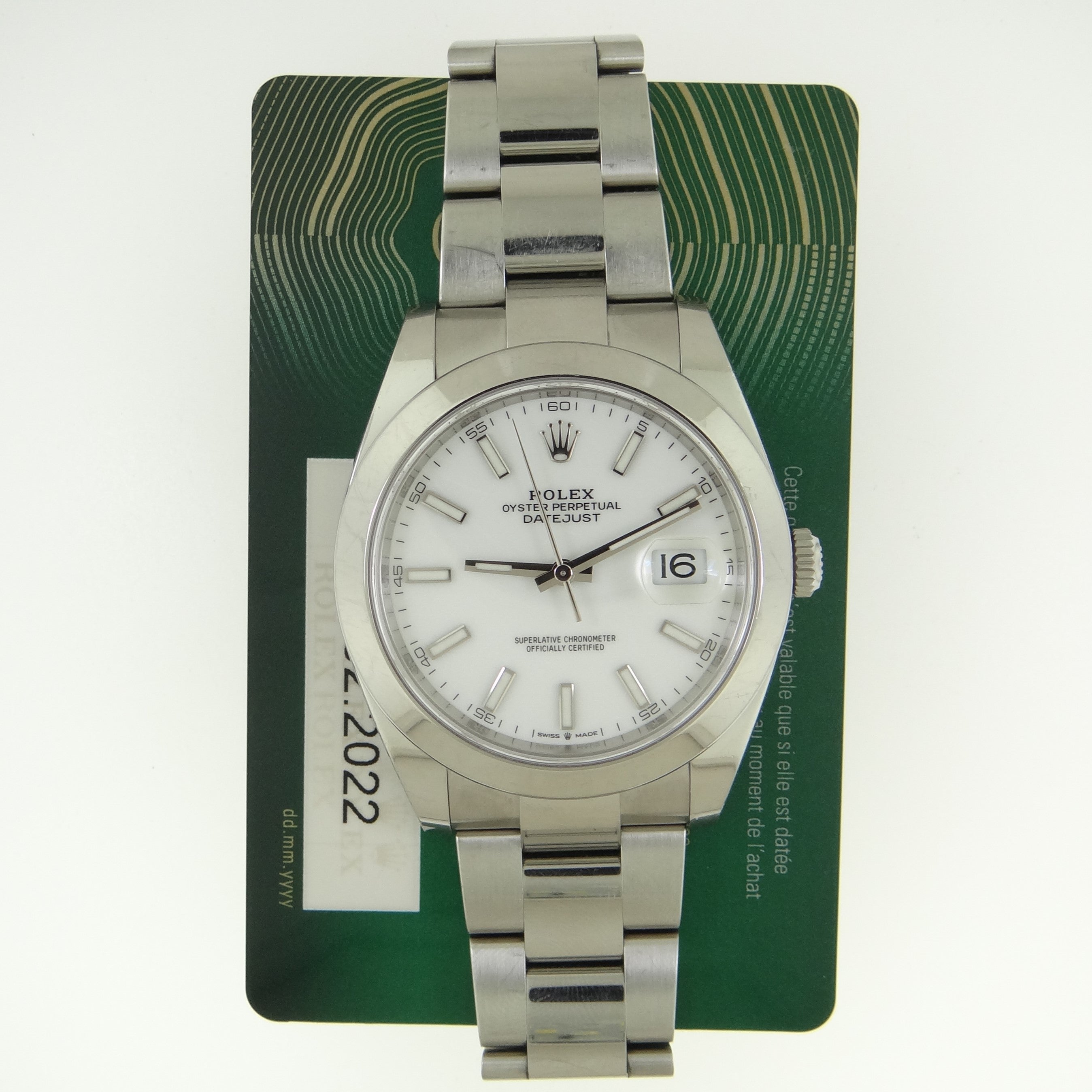 Rolex Datejust 41 126300 #27574 – ihotstock.com